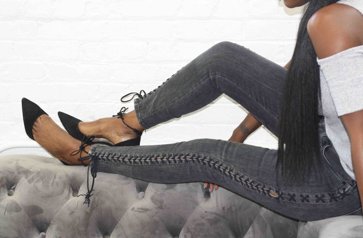 These Lace Up Skinny Jeans are a Must-Have for Fall – ThisThatBeauty